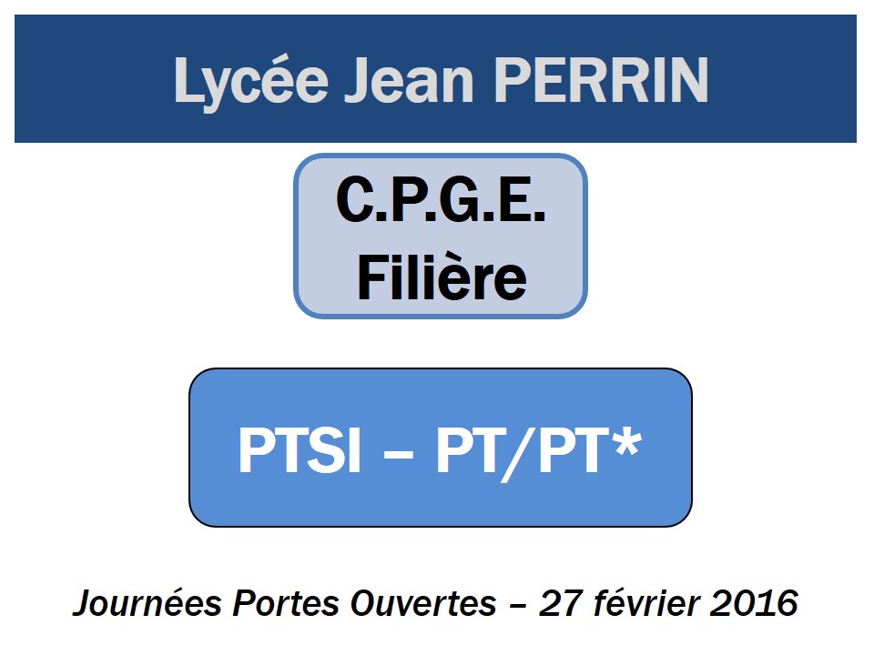 PTSI - Présentation générale